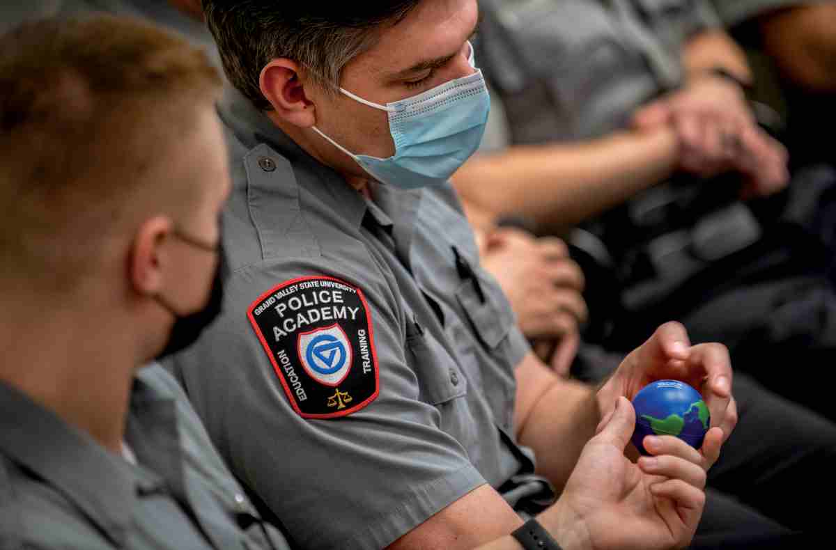 GVSU Police Academy cadets learn, practice mediation tactics - Academy ...